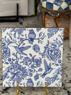 Hand Crafted | Accents | Hand Crafted Blue Hummingbird Decorative ...